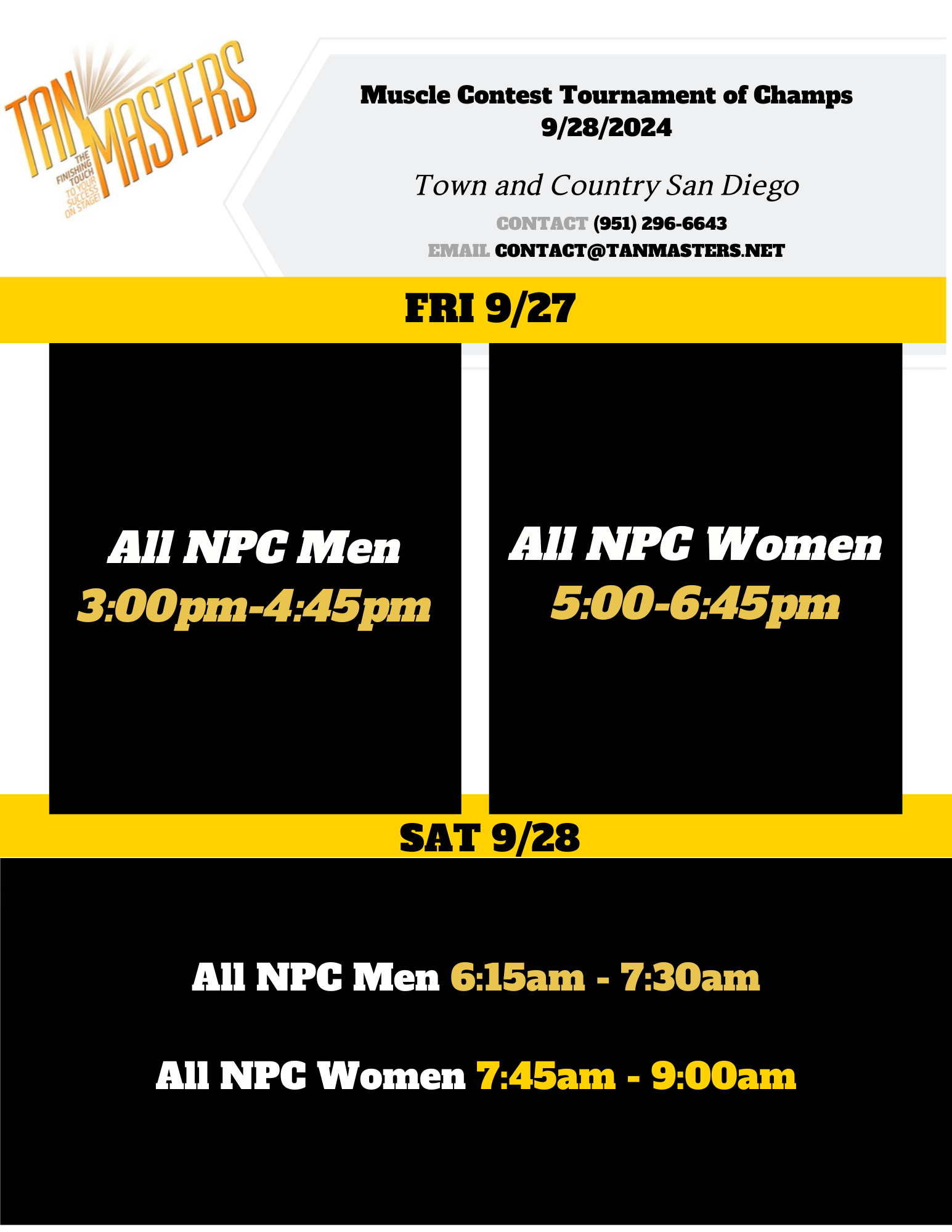 Tanning Appointment Times – Tan Masters